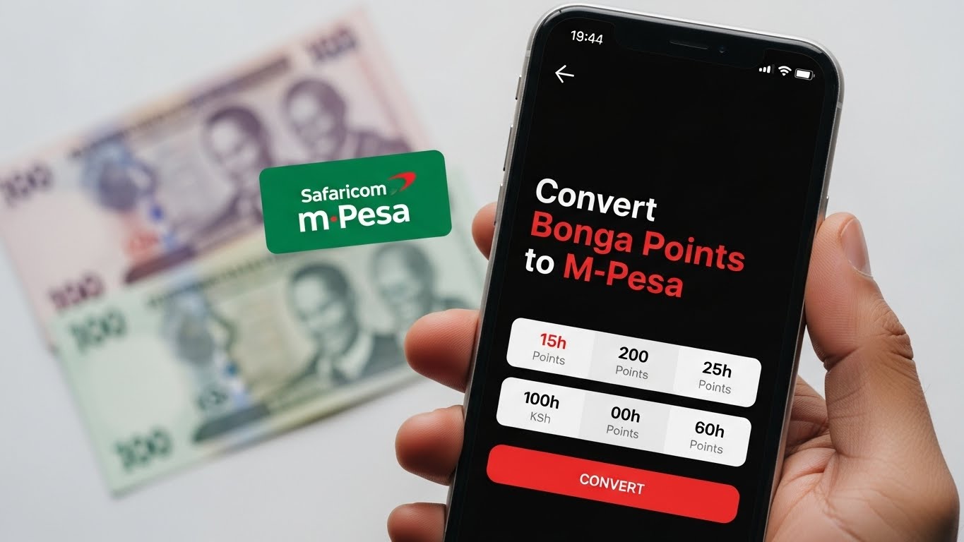 How To Convert Bonga Points To Mpesa Money (CASH)— NAIROBIminiBLOGGERS